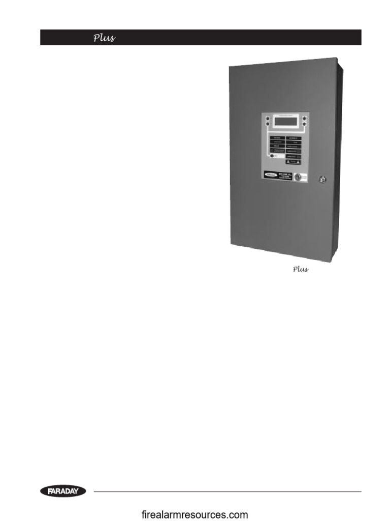 Faraday Mpc 1500 Plus Fire Alarm Control Panel Data Sheet 0971486532 ...