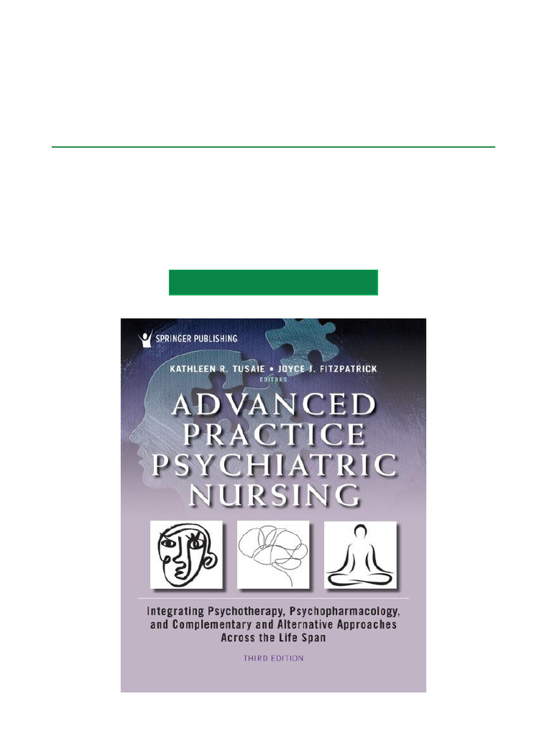 Advanced Practice Psychiatric Nursing Integrating Psychotherapy ...