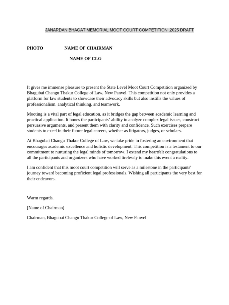 Moot Brochure Draft | PDF