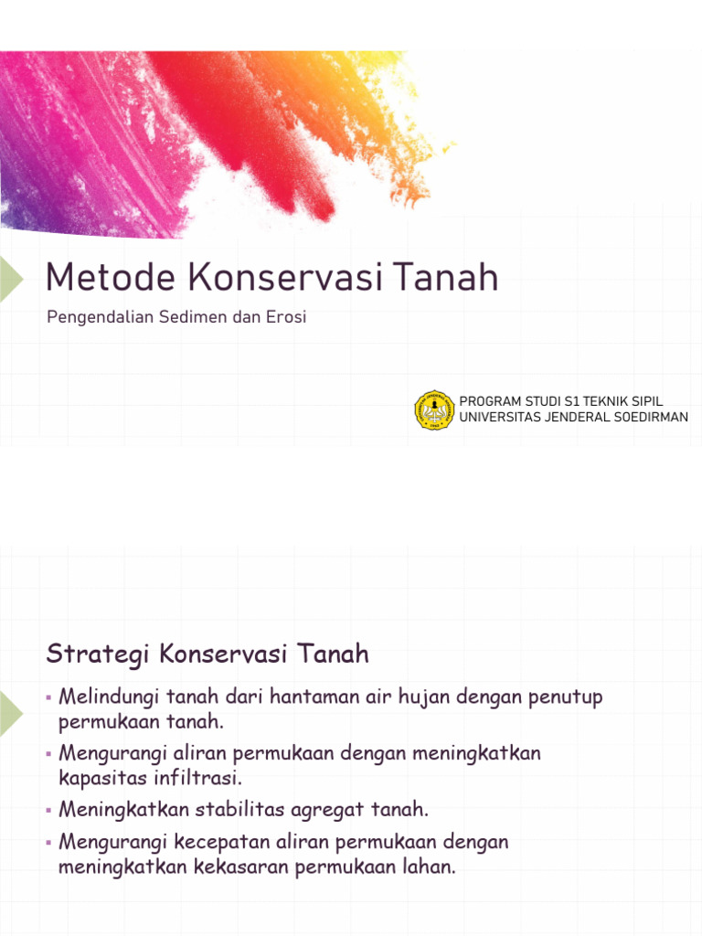 Metode Konservasi Tanah - 005 | PDF