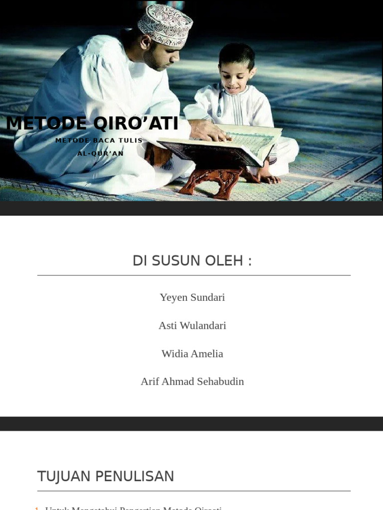 Metode Qiroati dalam Pembelajaran Al-Qur'an | PDF