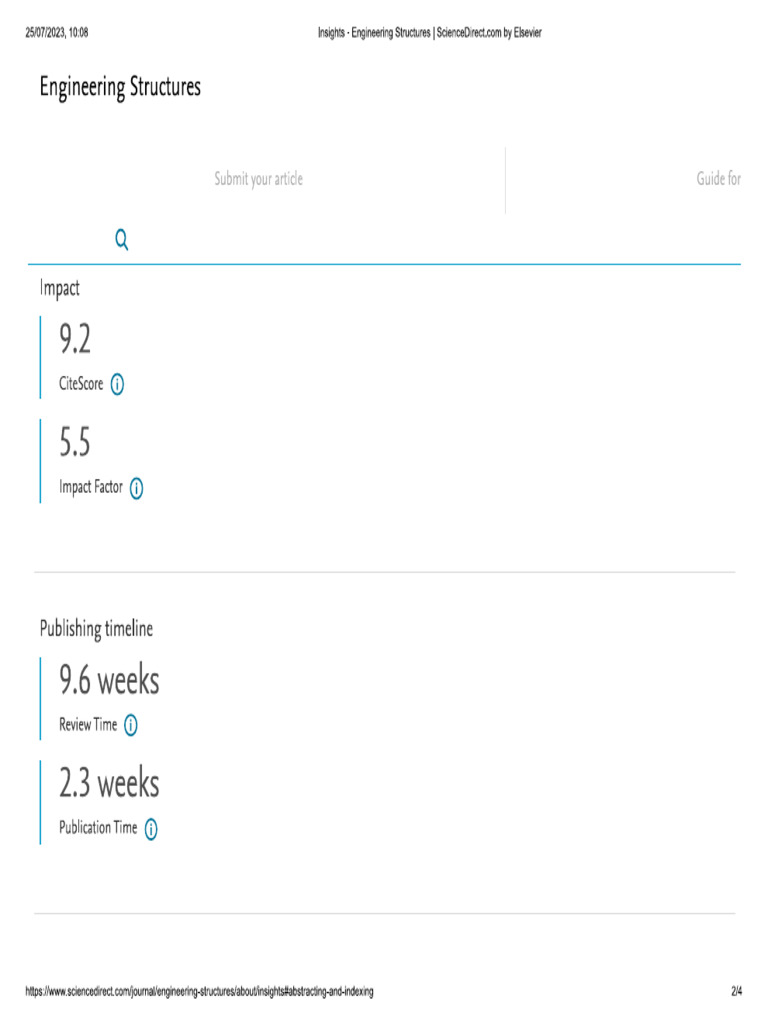 Insights - Engineering Structures - ScienceDirect | PDF