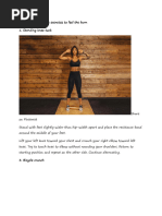 Transverse Plane Exercises | PDF
