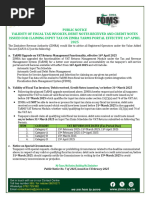 ZIMRA 2025 Tax Return Deadlines | PDF