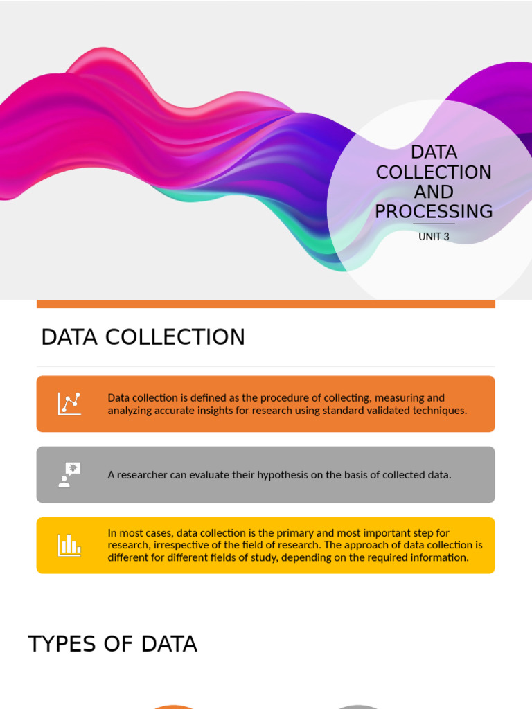Data Collection and Processing | PDF | Sampling (Statistics) | Survey ...