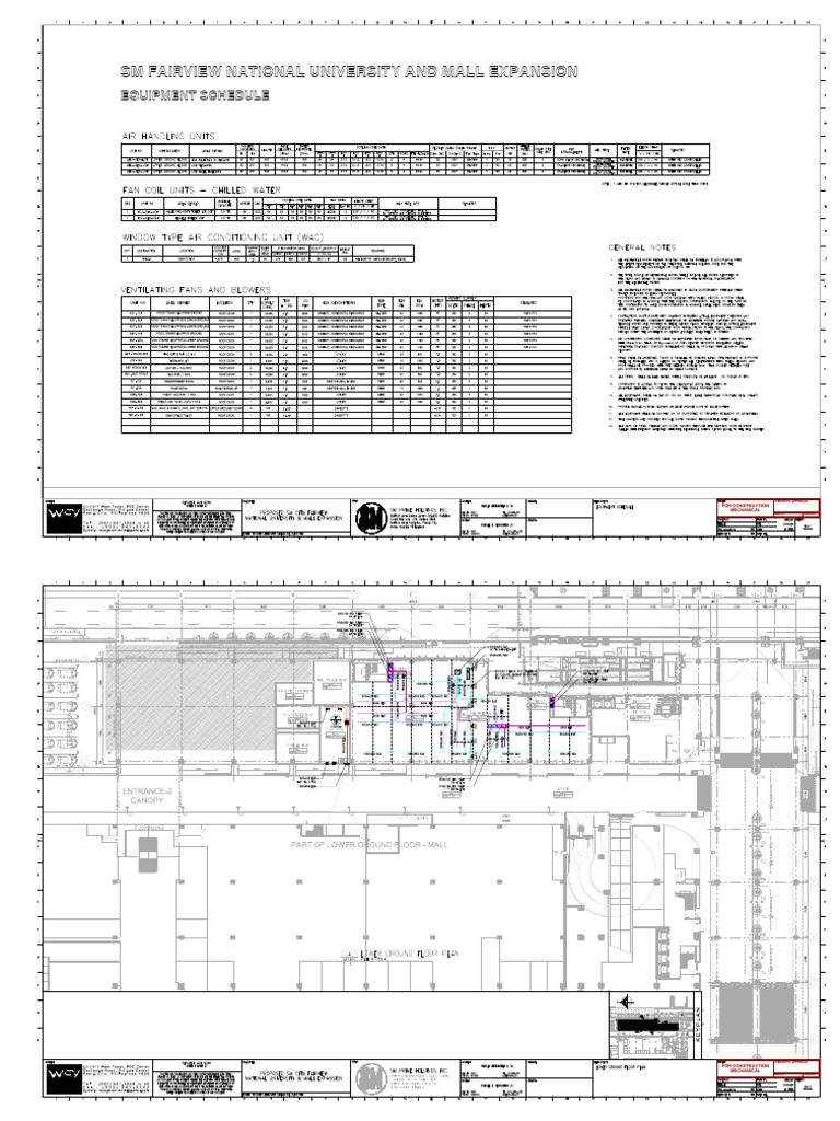Equipment Schedule for SM Fairview Expansion | PDF | Tools | Building ...