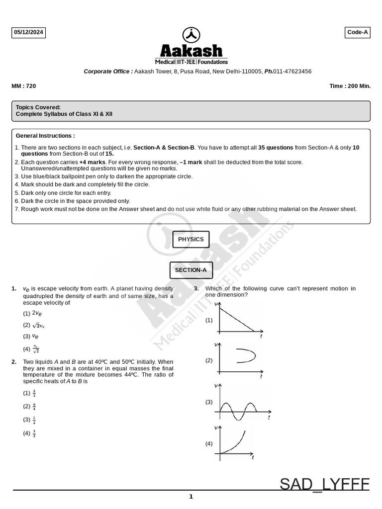Aiats Plus DT-01 Phase 01 | PDF | Euclidean Vector | Force