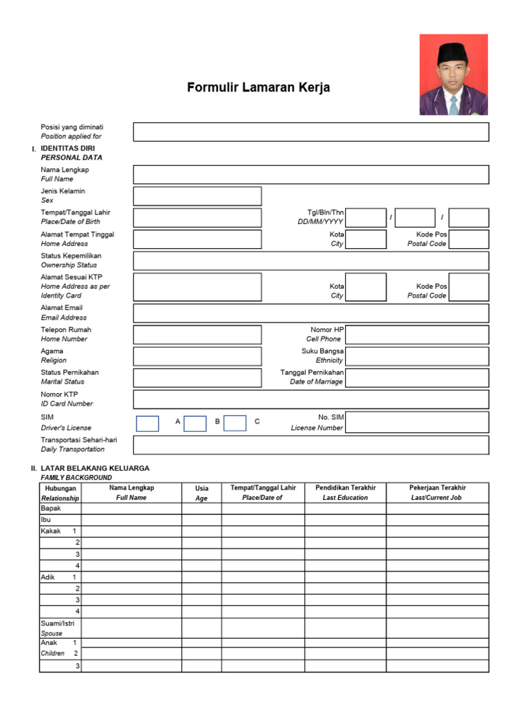 CV Lamaran Pekerjaan112 (1) (1) - Compressed | PDF
