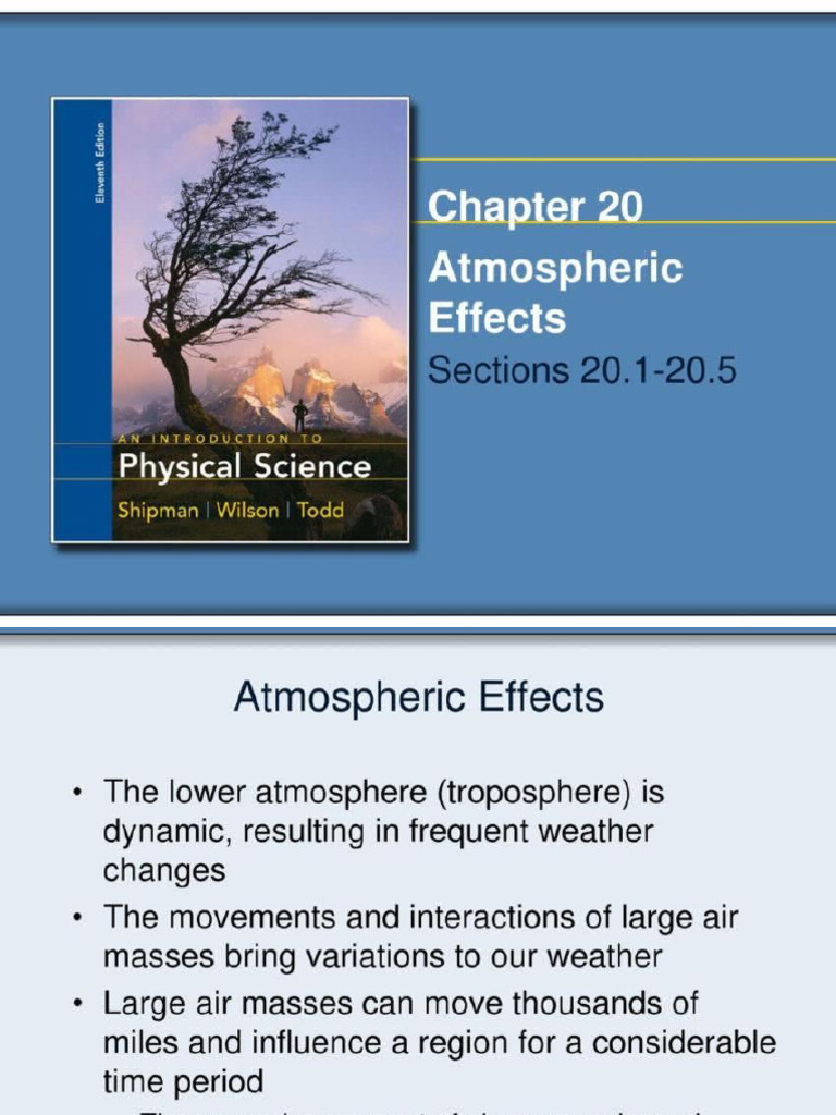 Chapter 20 Atmospheric Effects Sections 20.1 20.5. 20250320 - 163634 | PDF
