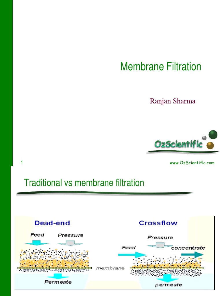 Membrane Filtration | PDF | Membrane | Membrane Technology