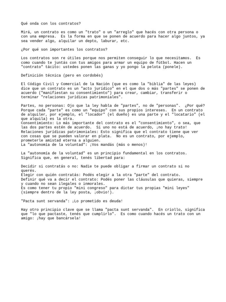Contratos | PDF