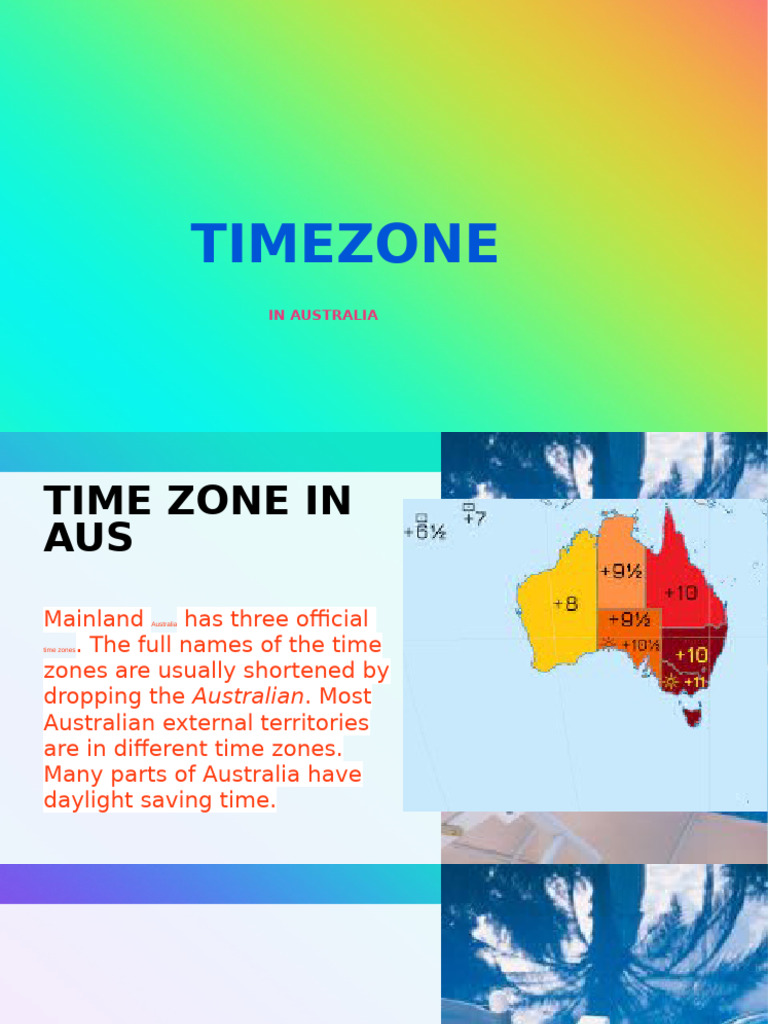 Australian Time Zones Overview | PDF