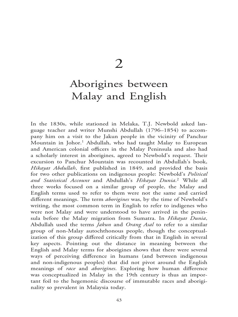 Manickam - 2015 - Taming The Wild | PDF | Malaysia | Indigenous Peoples