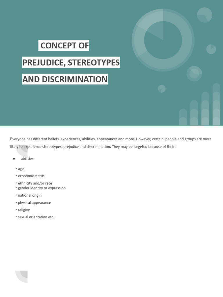 2.prejudice, Stereotype and Discrimination - pdf-1711012430785 | PDF ...
