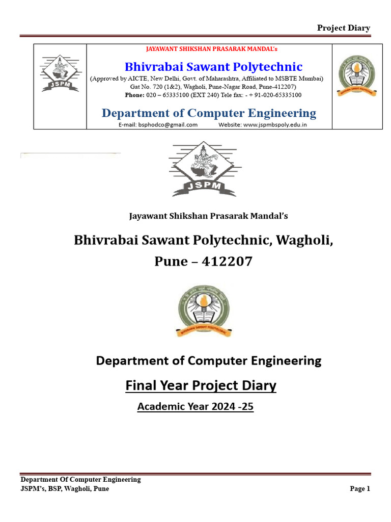 project_ReportDiary_IED (1) | PDF | Encryption | Engineering