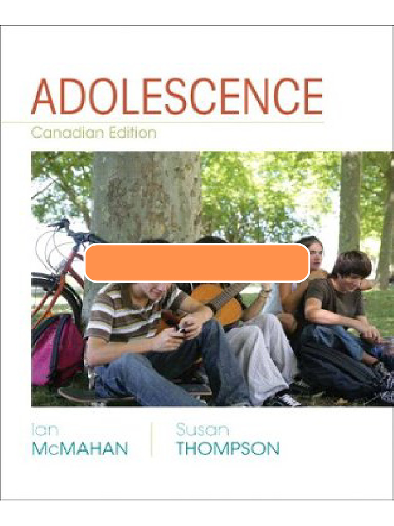 Testbank for Adolescence 1st Canadian Edition McMahan | PDF | Multiple ...