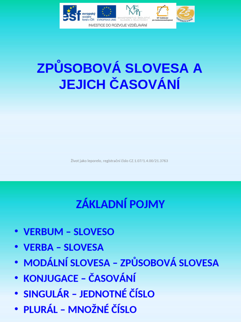 Způsobová Slovesa | PDF