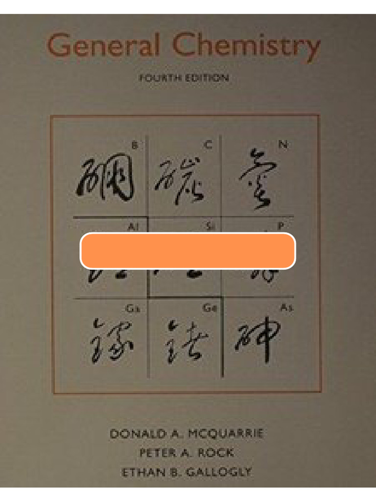 Testbank For General Chemistry 4th Edition | PDF | Chemistry | Chemical ...