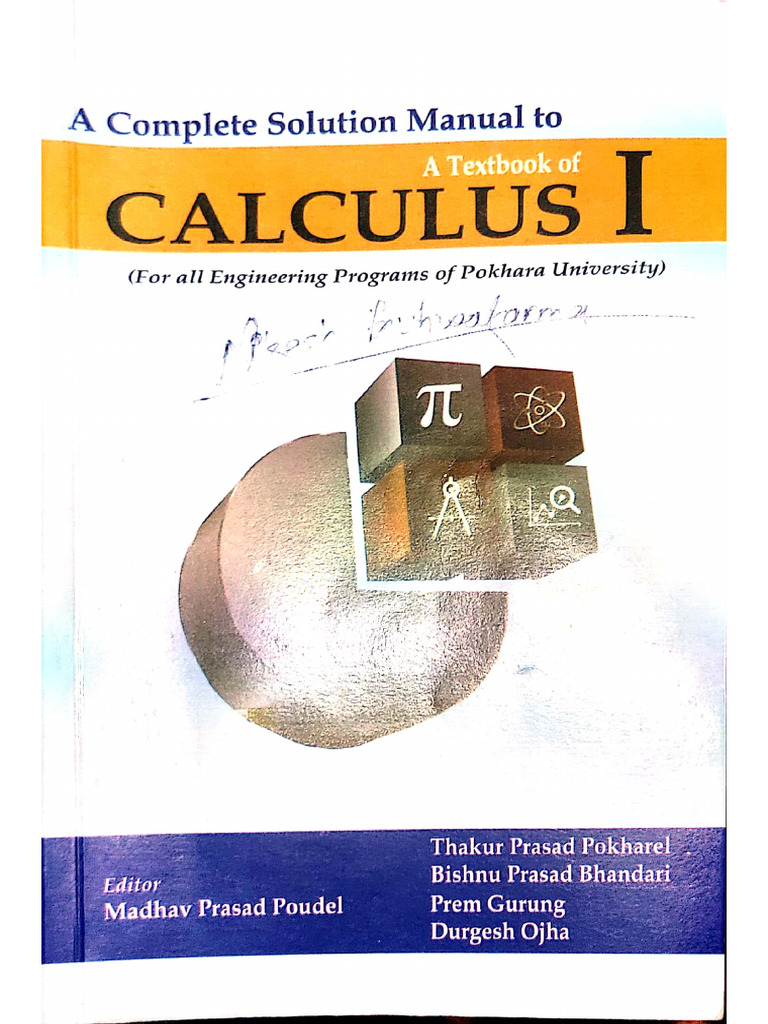 Calcu i Solution New | PDF