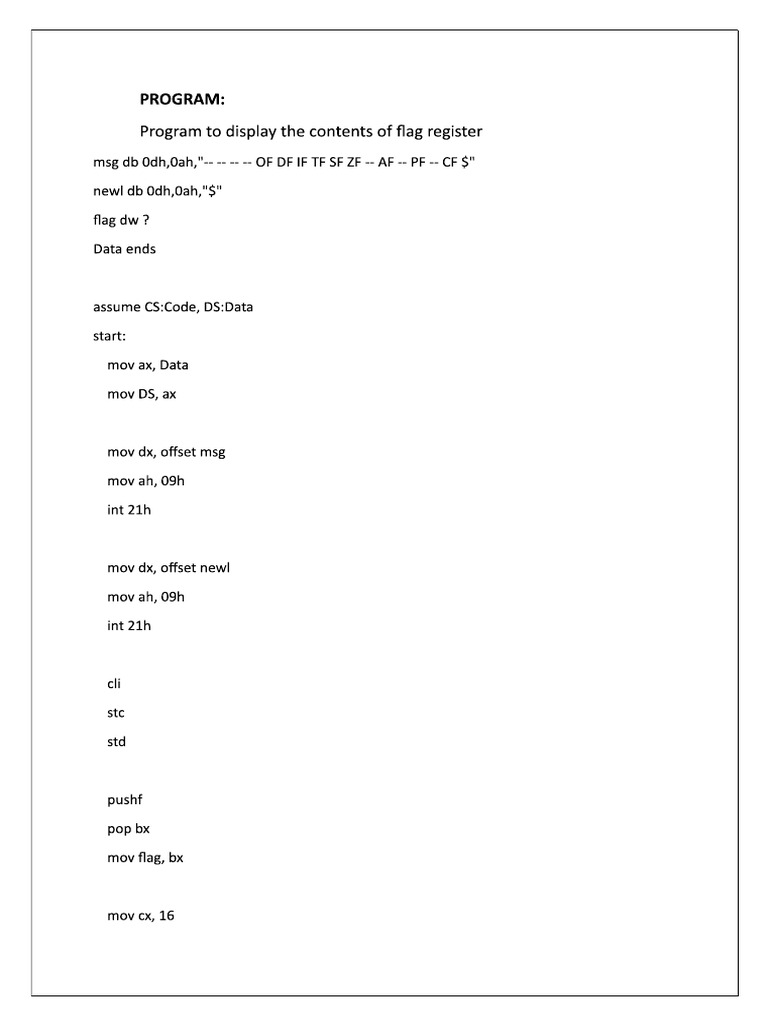 MP Exp 12 Print Output | PDF