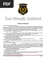 Koruma Plani | PDF