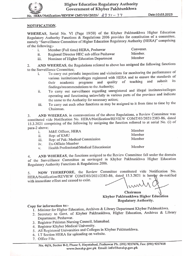 RC Notification | PDF
