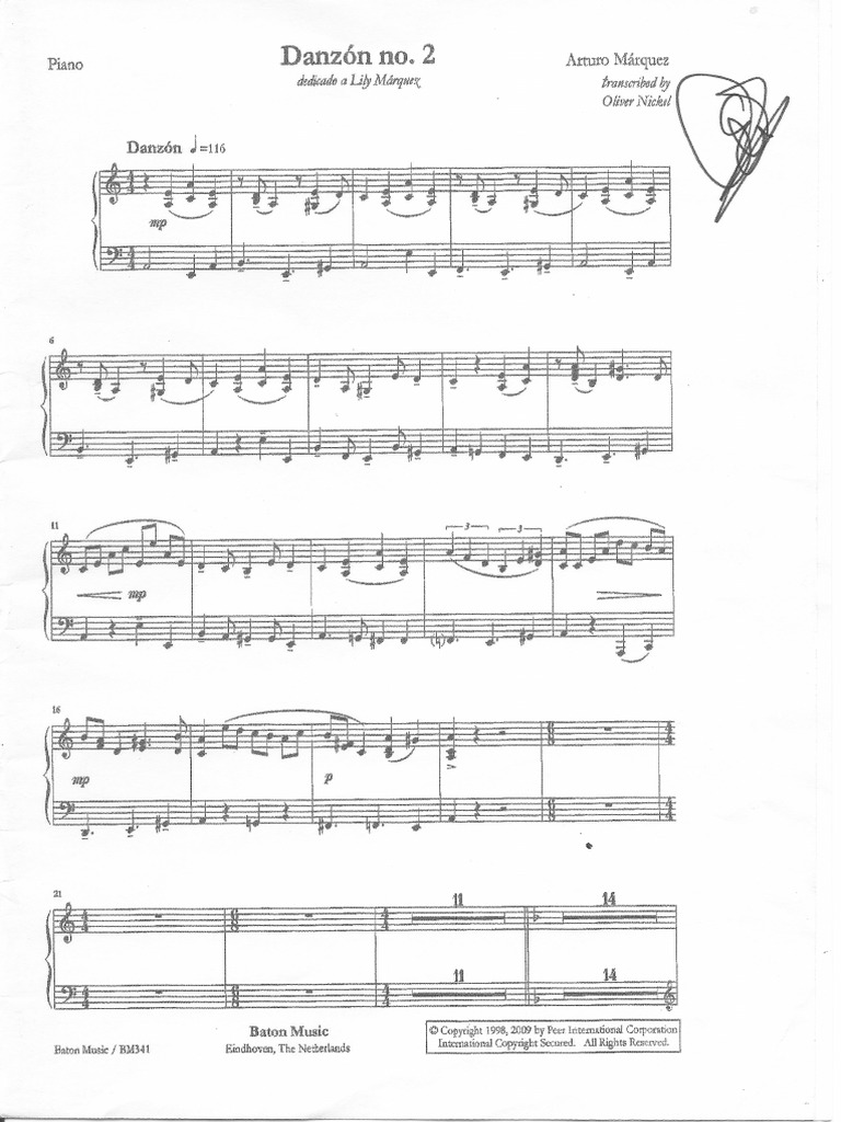 Danzón 2 de Arturo Márquez | PDF