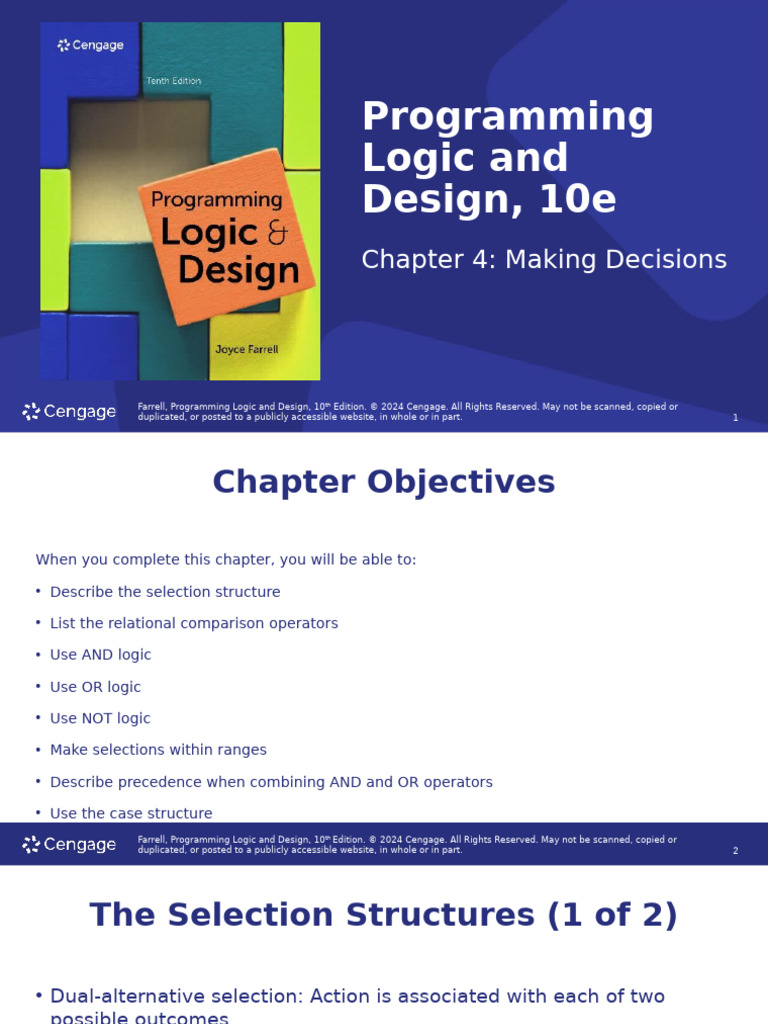 Farrell PLD 10e ch04 PowerPoint | PDF | Logic | Truth