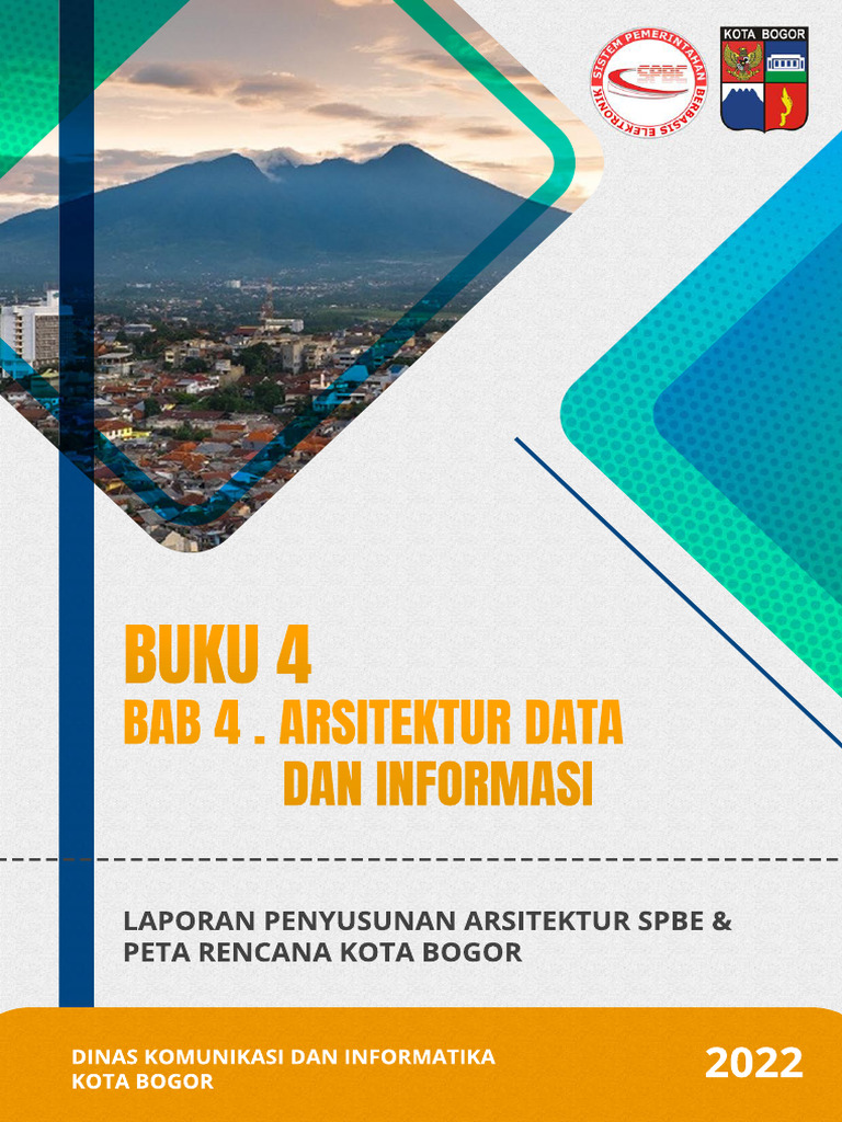 Buku 4 Bab 4 Arsitektur Data Dan Informasi SPBE | PDF