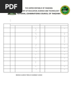 Form Two FTNA Timetable 2025 | PDF