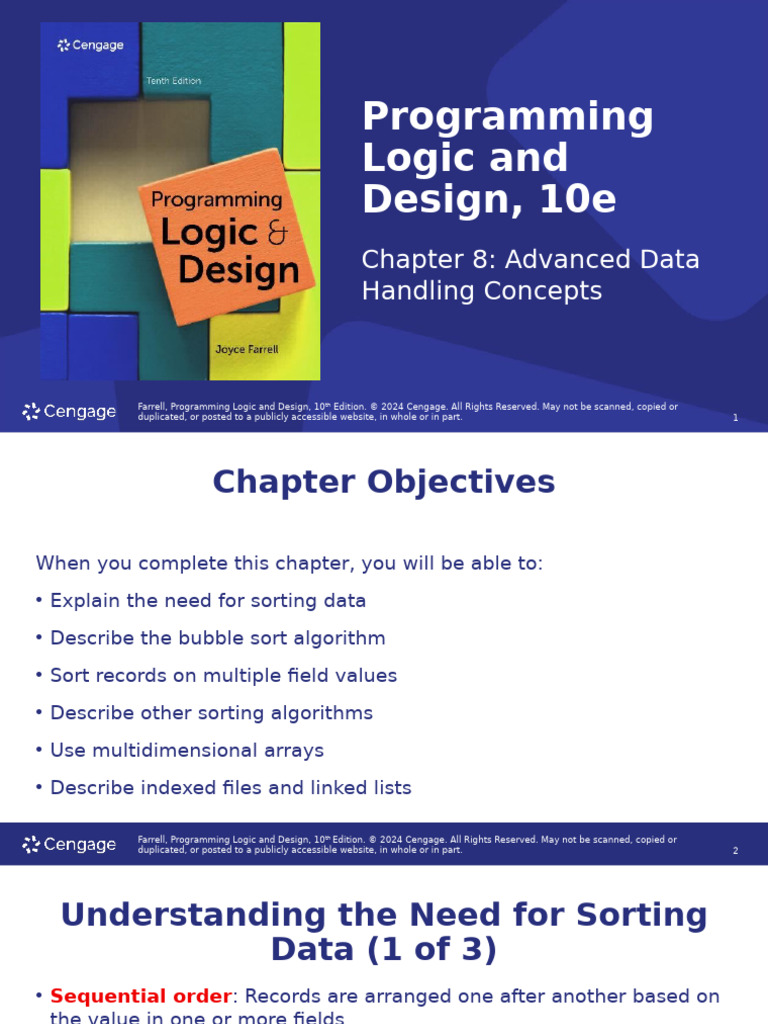 Farrell_PLD_10e_ch08_PowerPoint | PDF | Computing | Computer Data
