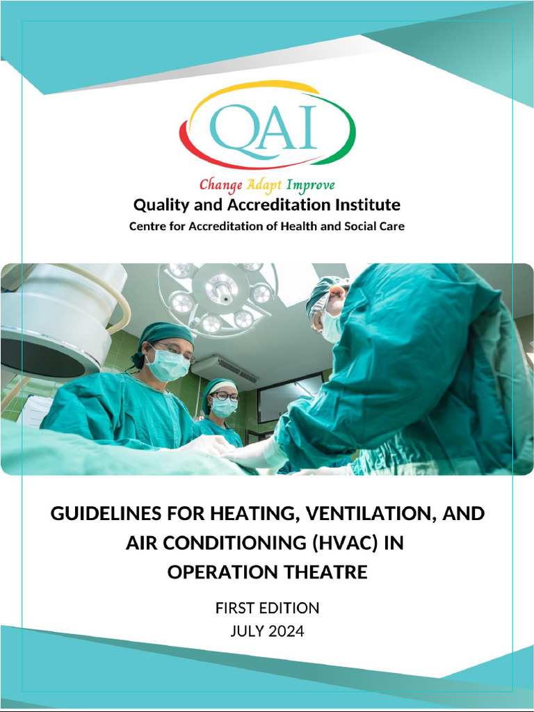 Guidelines For HVAC in OT | PDF | Ventilation (Architecture) | Air ...