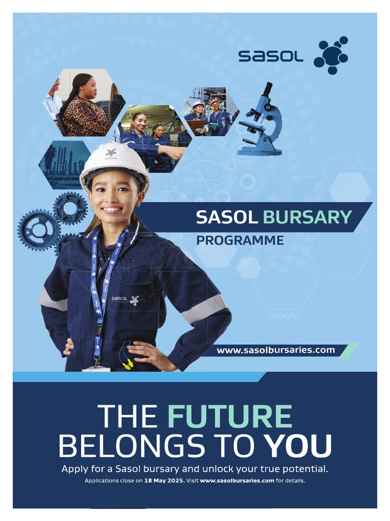 Sasol Bursaries Poster A3_2025_02 | PDF