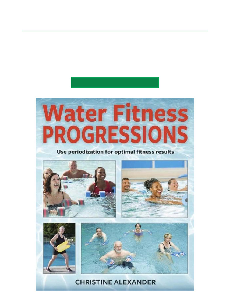 Water Fitness Progressions Guide | PDF | Physical Fitness | Physical ...