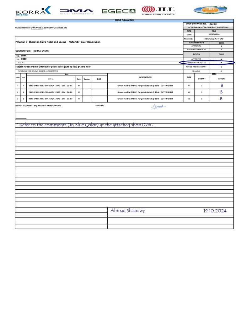 ACTP-SHE-PH II-CSK-DMA-EGEC-F&D-SD-165 Rev.0-1 | PDF