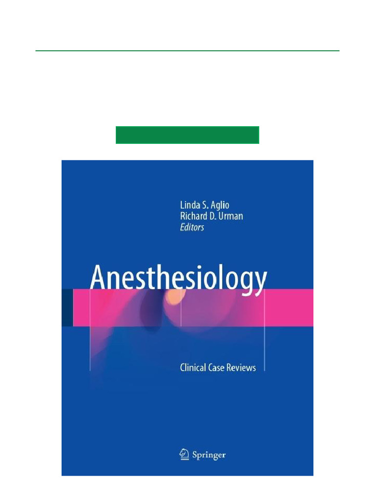 Anesthesiology Clinical Case Reviews Best Quality Download | PDF | Coronary Circulation ...