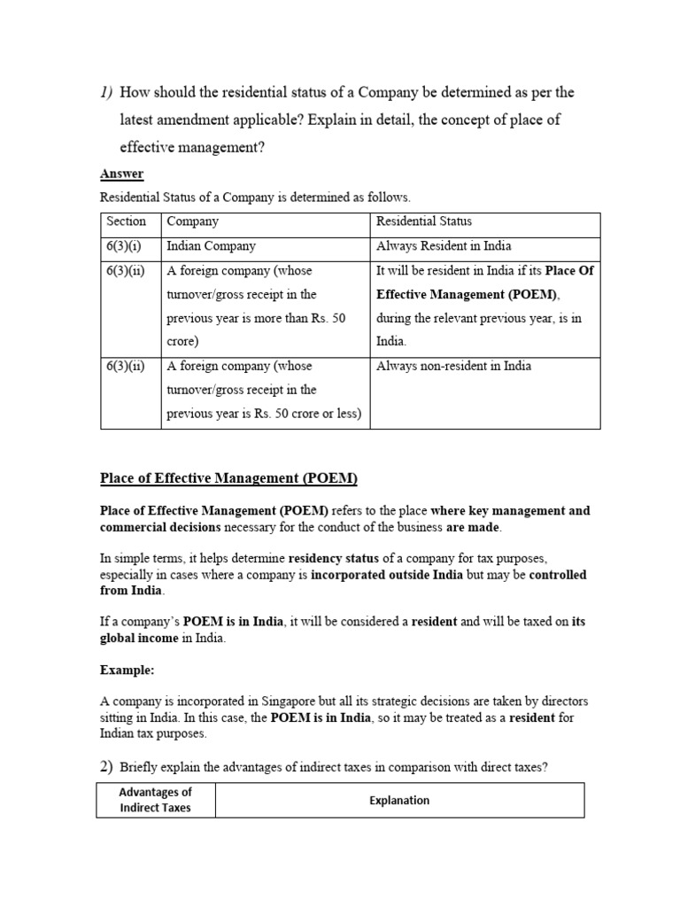 CTM Important Theory Questions 06 - 04 - 2025 | PDF | Taxes | Capital ...