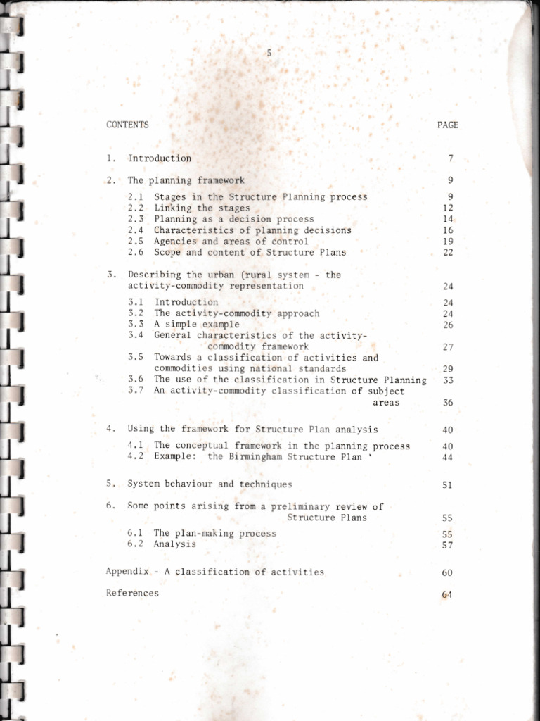 Framework For Structute Plan Analysis | PDF | Policy | Decision Making
