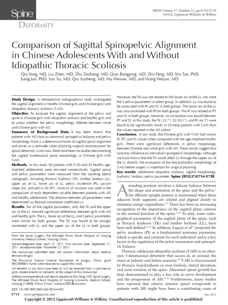 Qiu Et Al. - 2012 - Comparison of Sagittal Spinopelvic Alignment in ...