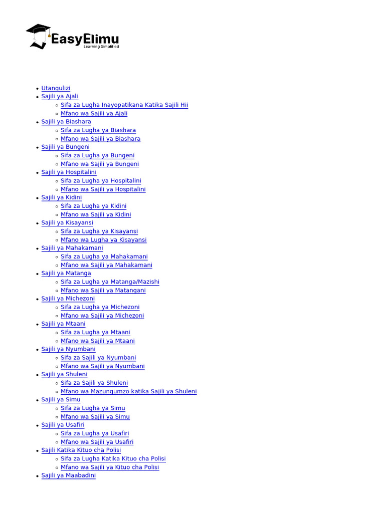 Hssajili Katika Isimu Jamii - Isimu Jamii Notes-658 | PDF