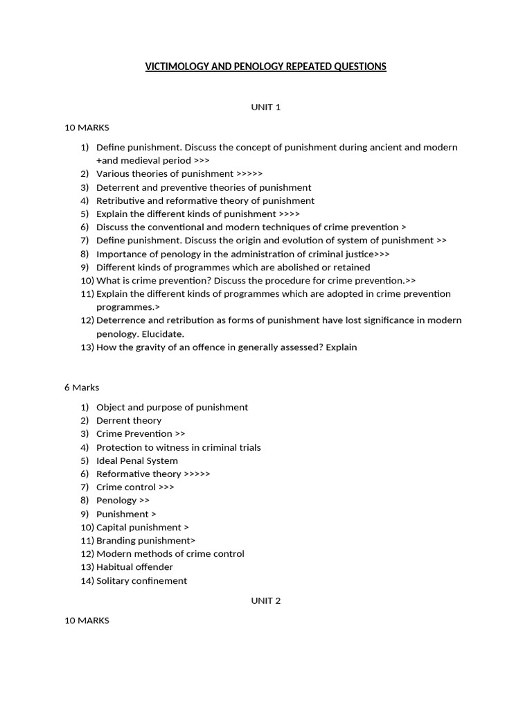 Crime Prevention in Penology and Victimology | PDF | Punishments | Crimes