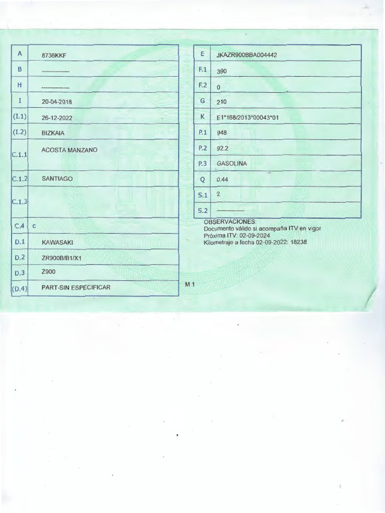 Ficha Kawa 8736kkf | PDF
