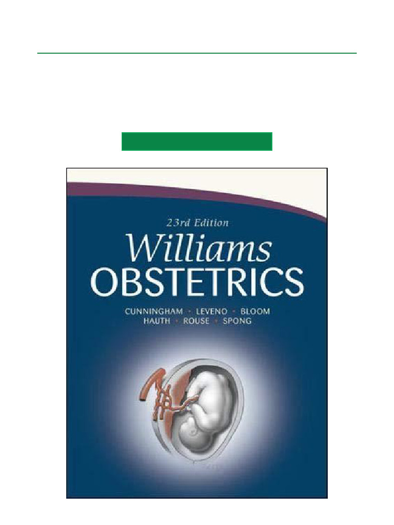 Williams Obstetrics, 23rd Edition PDF | PDF | Childbirth | Prenatal ...