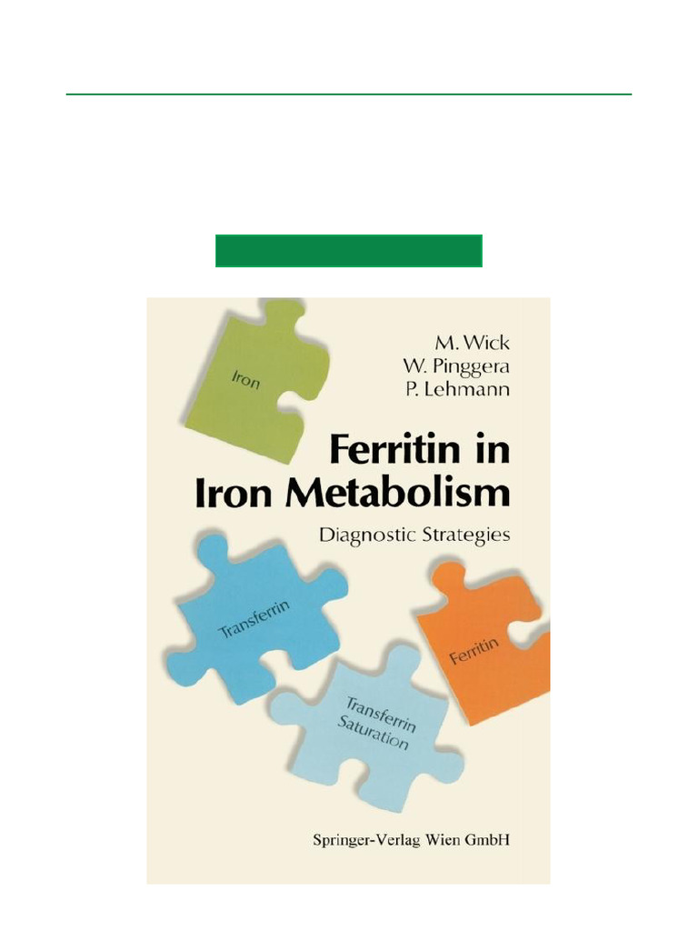 Ferritin in Iron Metabolism Diagnostic Strategies Verified Download ...