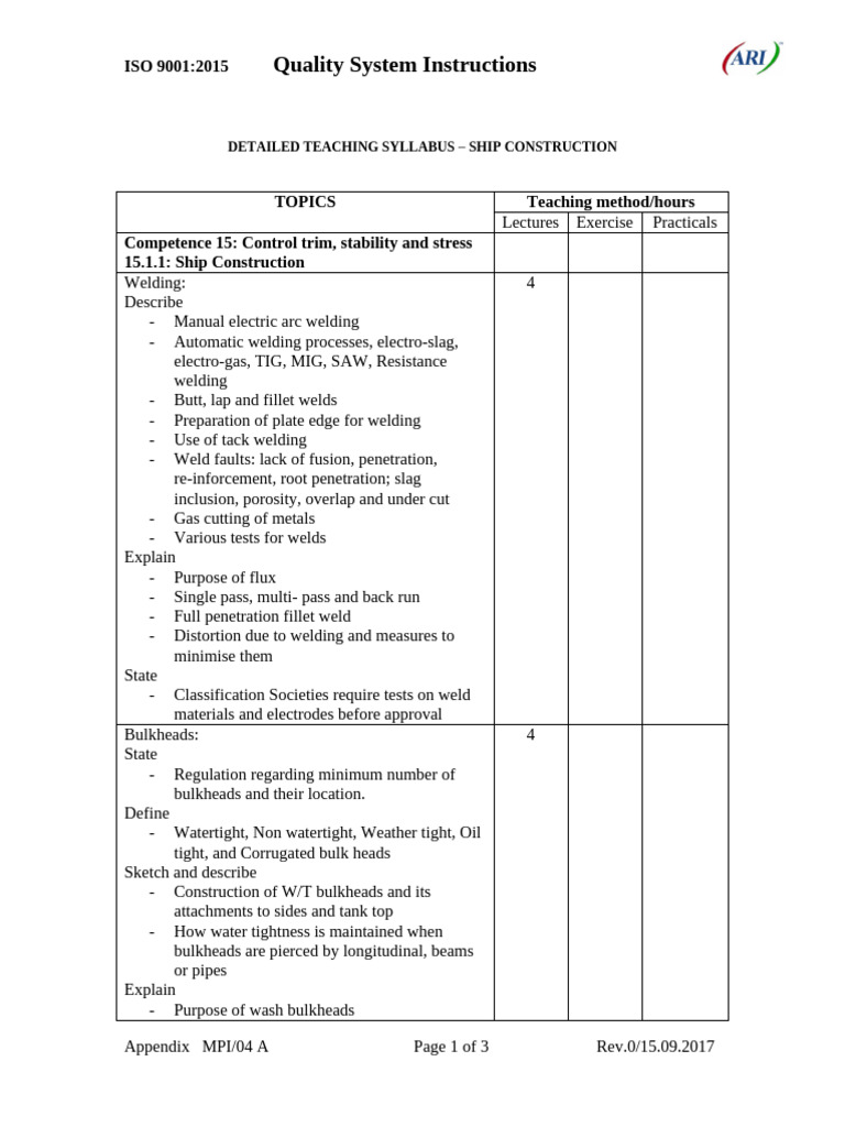 4 DTS - Ship Construction | PDF | Welding | Construction