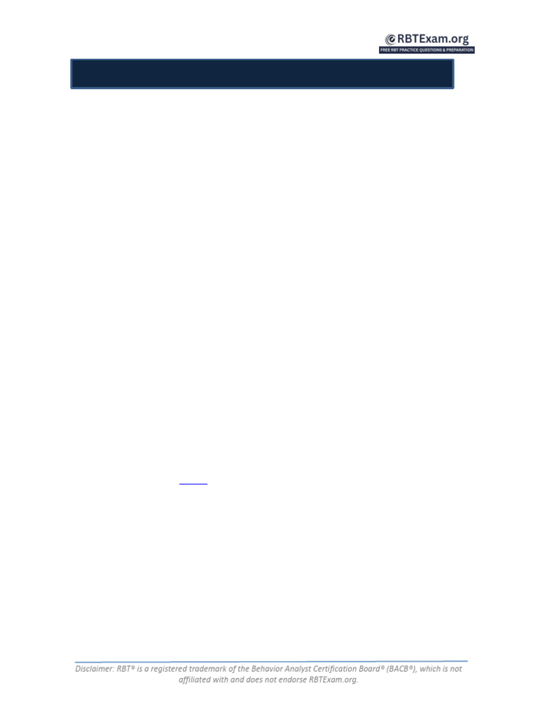 Printable RBT® Study Guide & Resource Toolkit | PDF | Cost Of Living ...