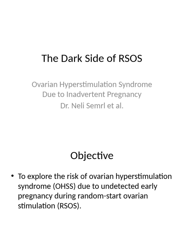 RSOS Case Series Presentation | PDF