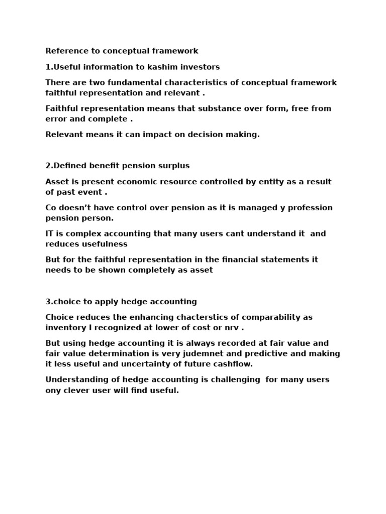 Reference to conceptual framework | PDF