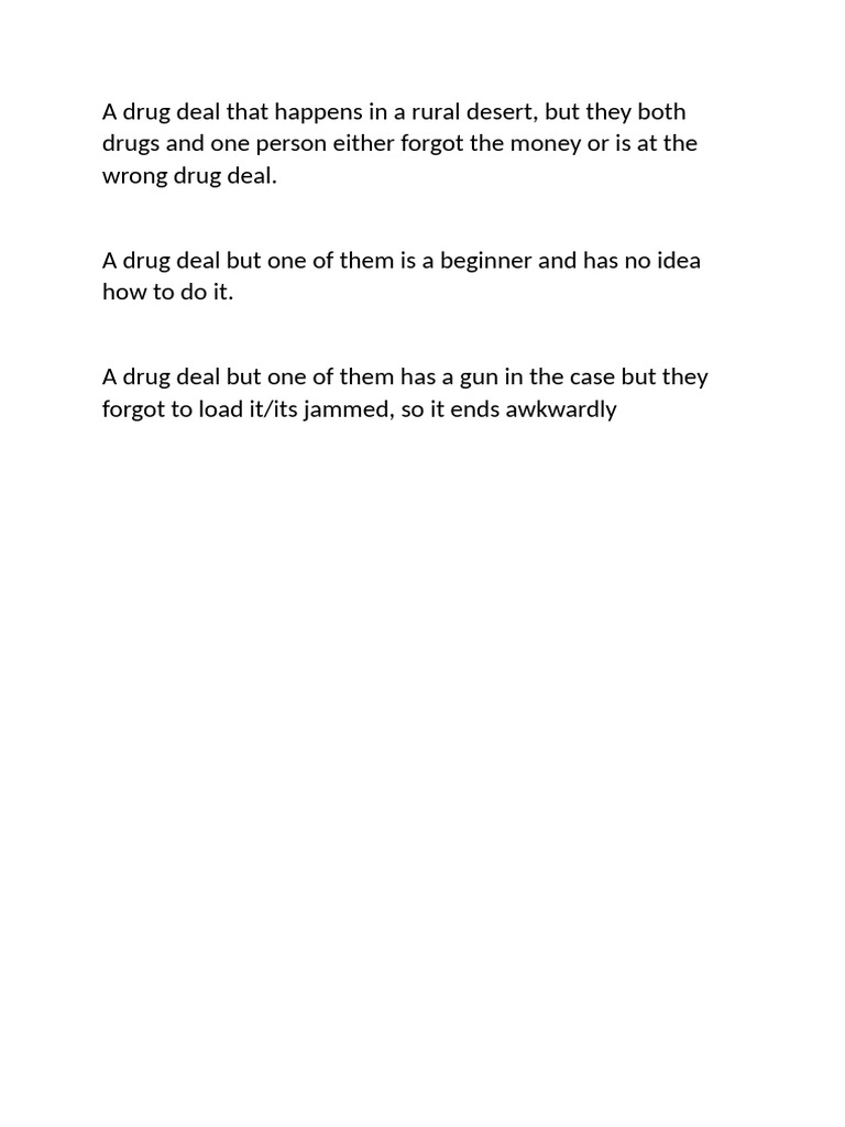 Short Scene Premise | PDF