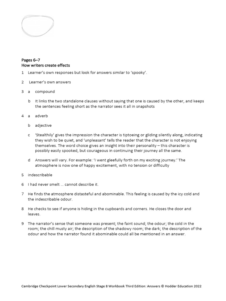 Chapter 1 Workbook Answers | PDF | Linguistics